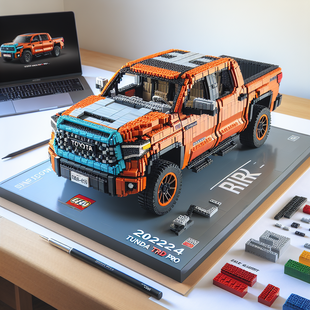 Brick 2022 Toyota Tundra TRD Pro Brick Set model: detailed DIY creation ...
