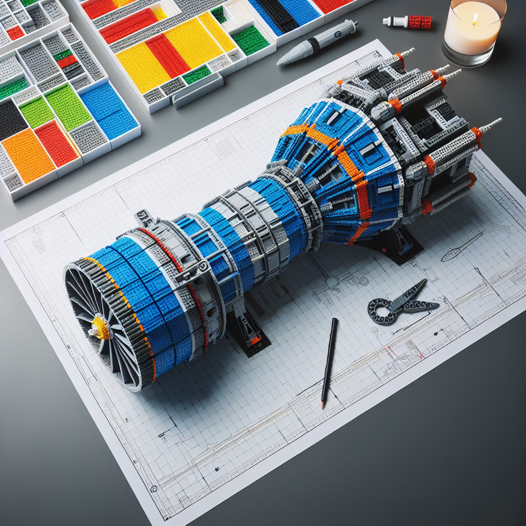 Brick Brick Rocket Engine Model model: detailed DIY creation | BrickCenter