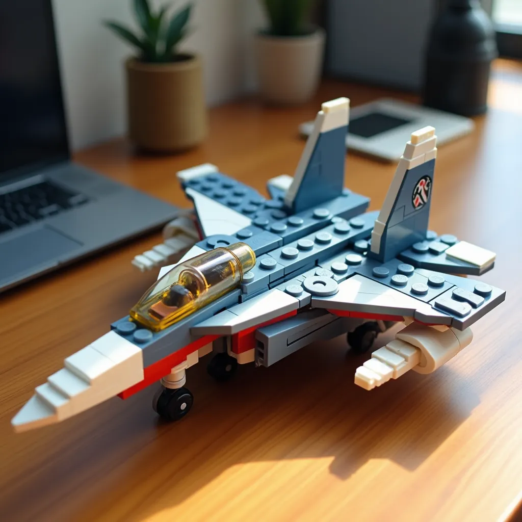 Brick Brick Fighter Jet model: detailed DIY creation | BrickCenter
