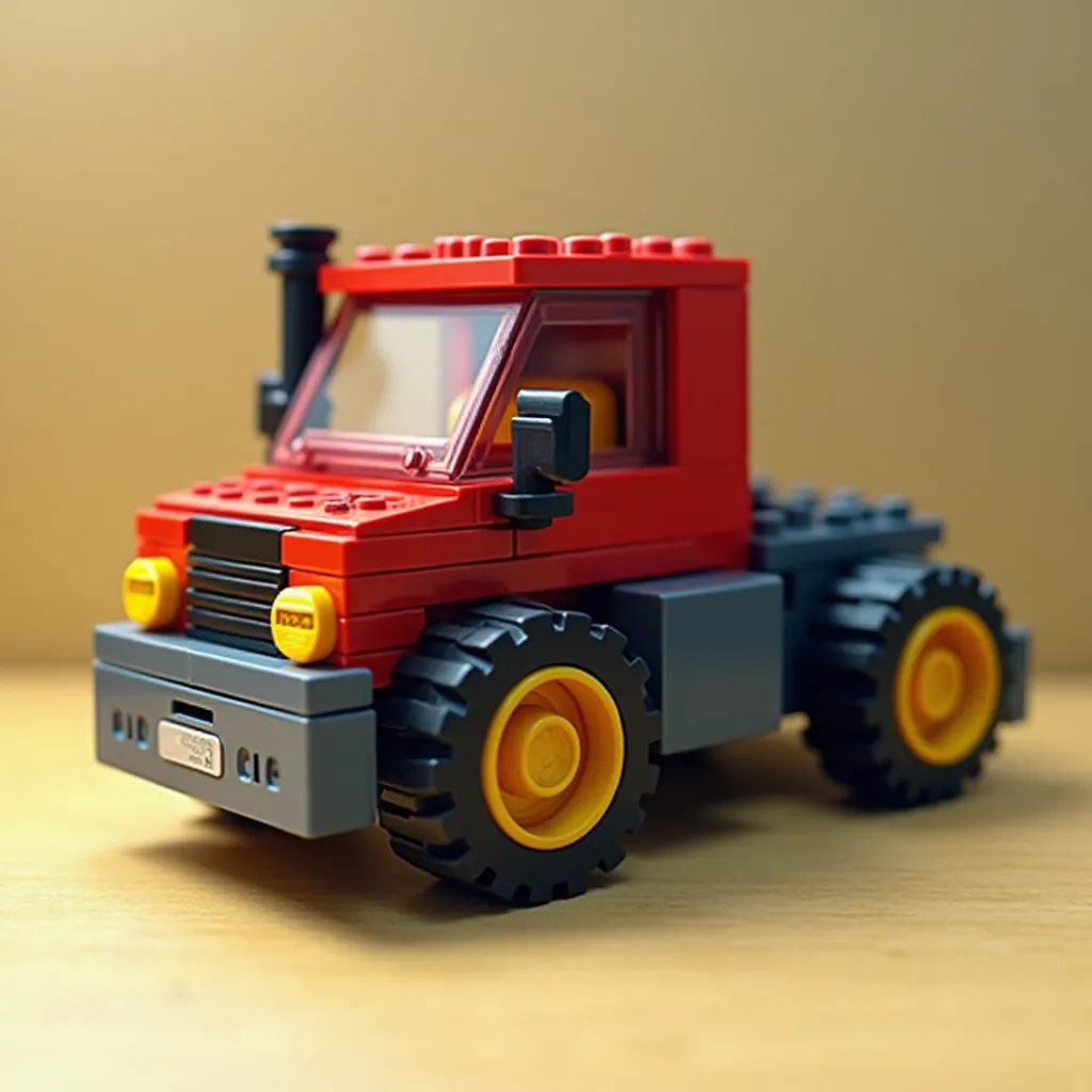 Brick Brick Truck Model model: detailed DIY creation | BrickCenter