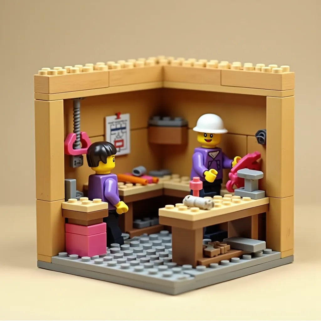Brick Brick Workshop Set model: detailed DIY creation | BrickCenter