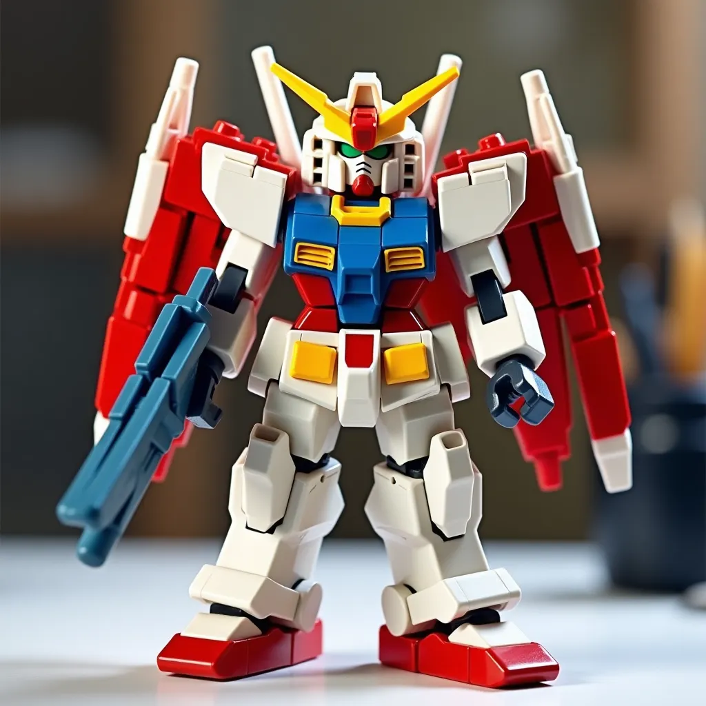 Brick Gundam Wing Model Kit model: detailed DIY creation | BrickCenter