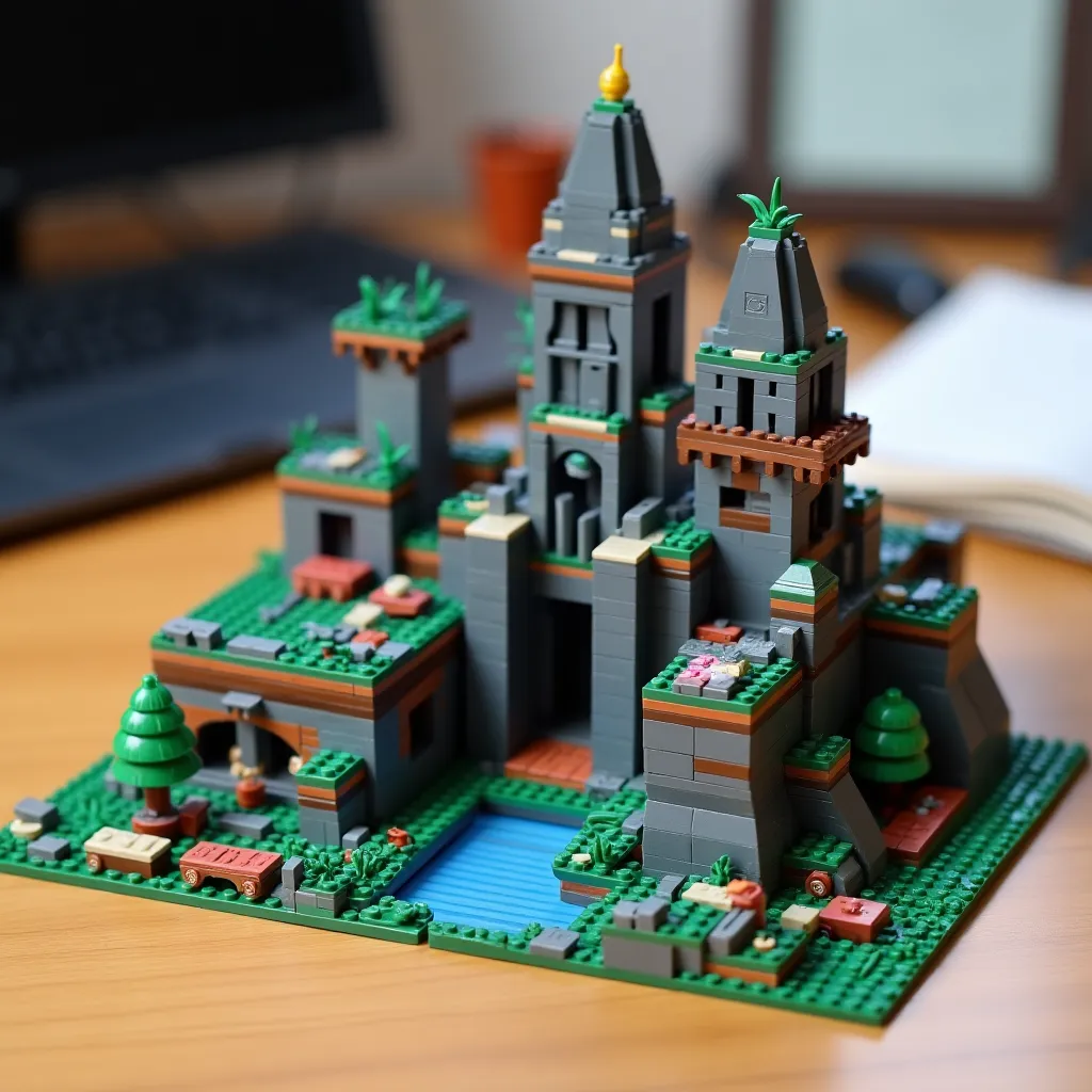 Brick Brick Fantasy Castle model: detailed DIY creation | BrickCenter