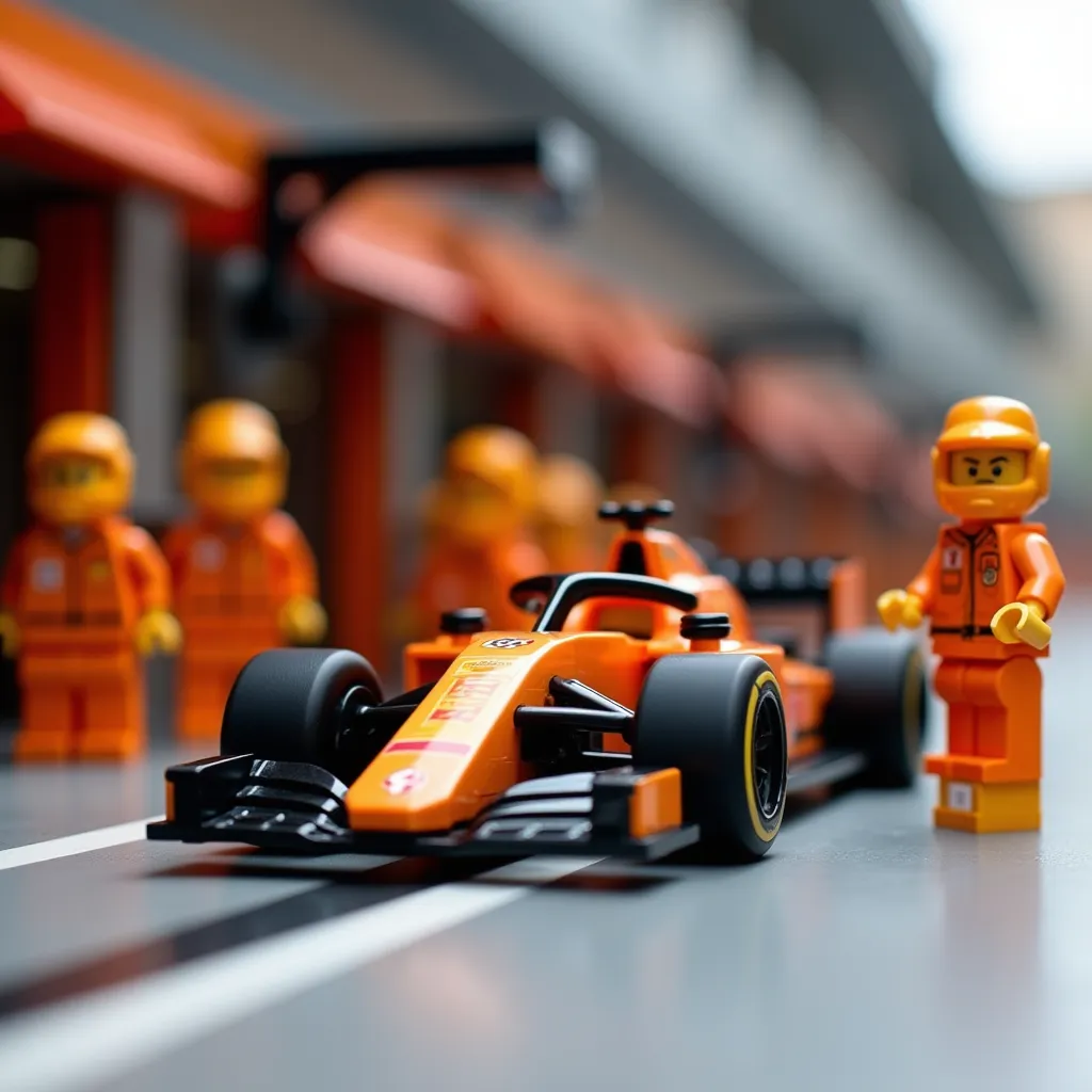 Brick Brick Speed Champions McLaren Racing model: detailed DIY creation ...