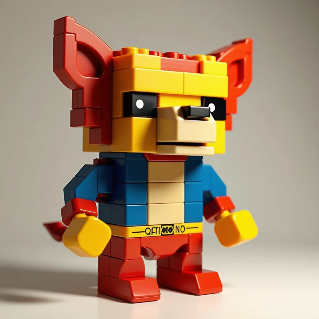 Brick Colorful Brick Cat Figure model: detailed DIY creation | BrickCenter