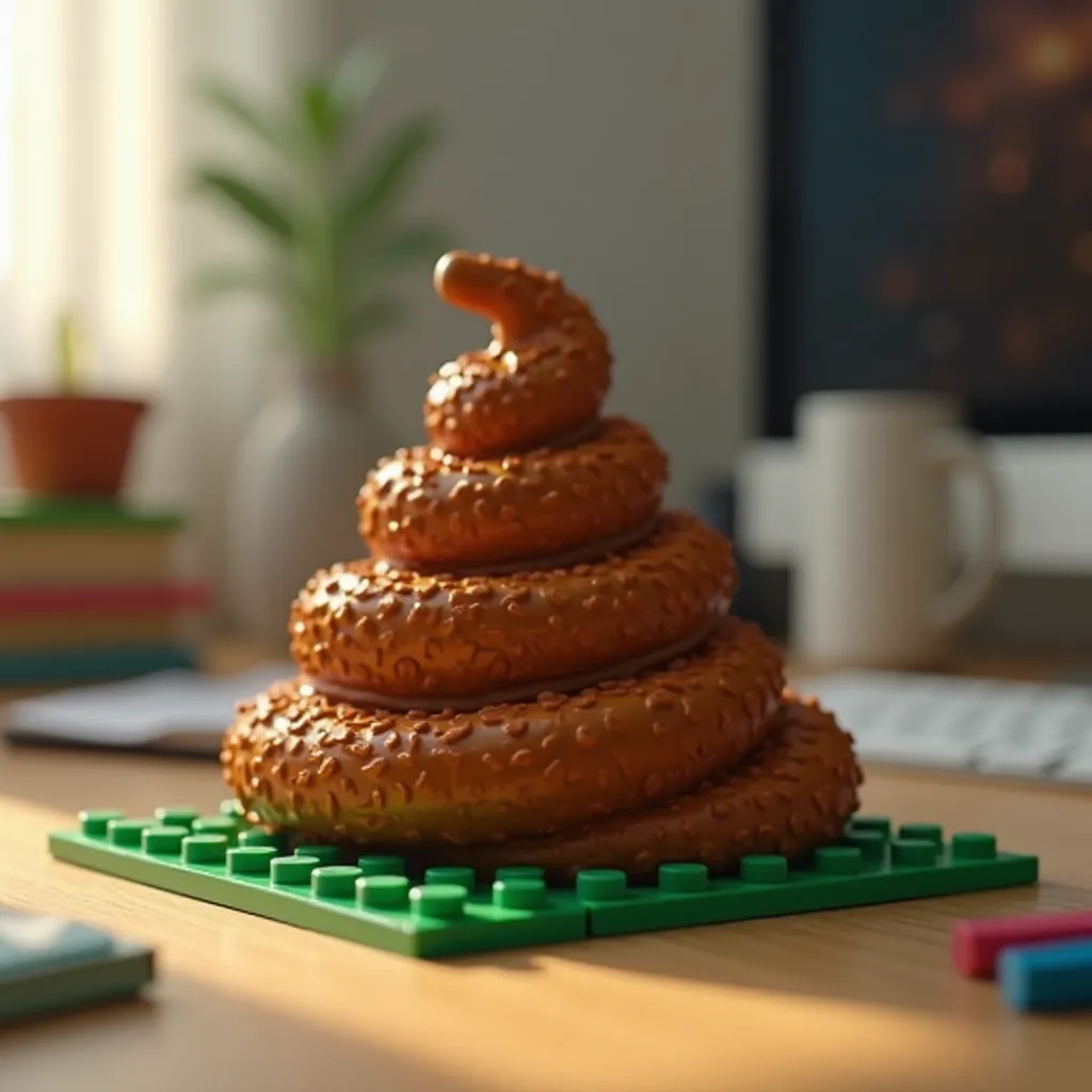 Brick Brick Poop Spiral model: detailed DIY creation | BrickCenter