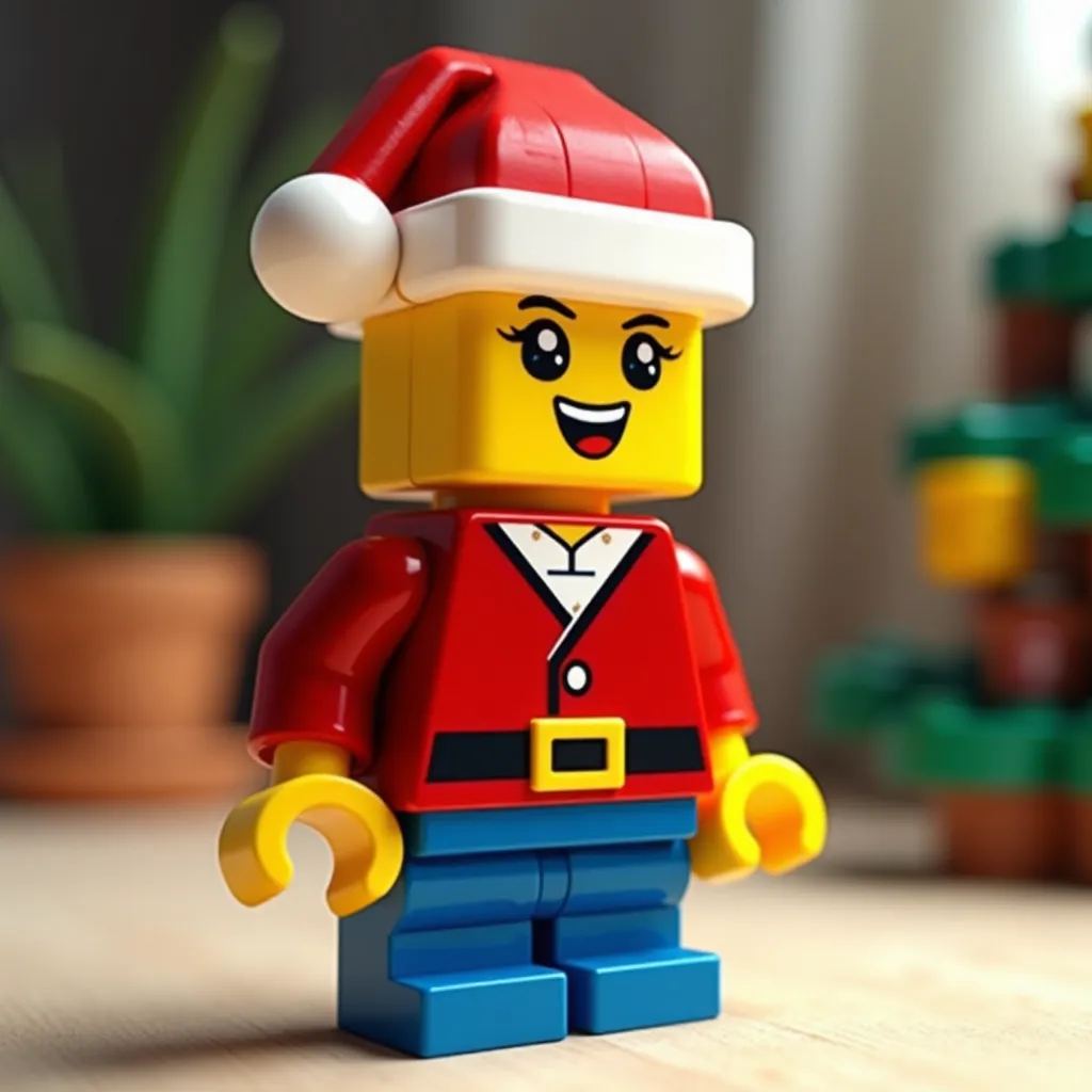 Brick Santa Brick Minifigure model: detailed DIY creation | BrickCenter