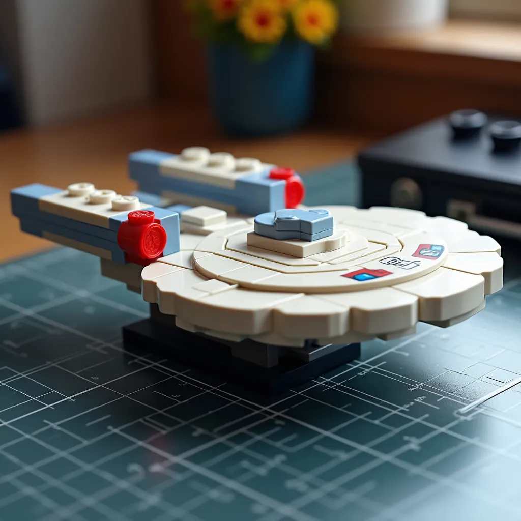 Brick Brick Starship Model model: detailed DIY creation | BrickCenter