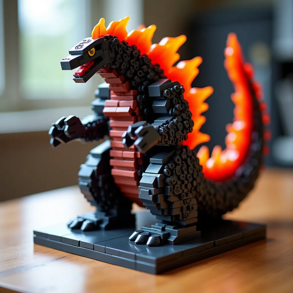 Brick Brick Godzilla model: detailed DIY creation | BrickCenter