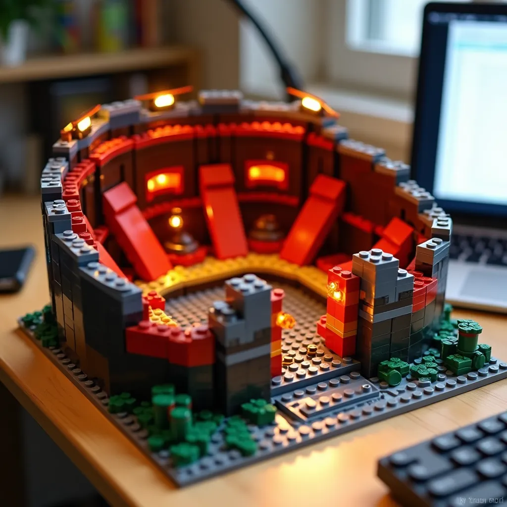 Brick Brick Arena Set model: detailed DIY creation | BrickCenter
