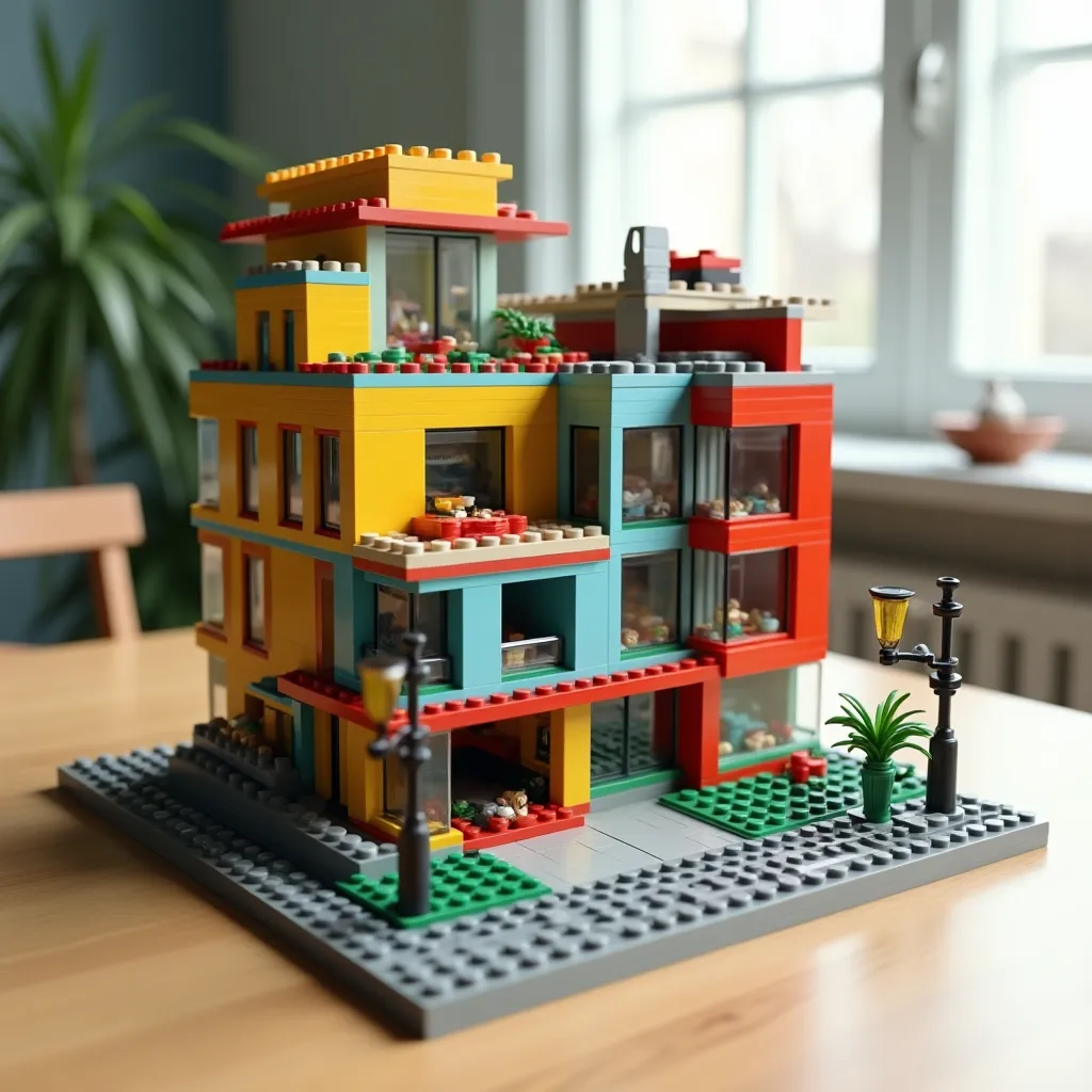 Brick Colorful Modular Brick Building model: detailed DIY creation ...