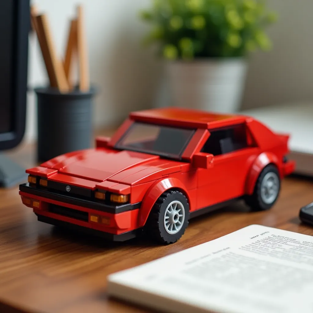 Brick Brick Creator Expert Retro Sports Car model: detailed DIY ...