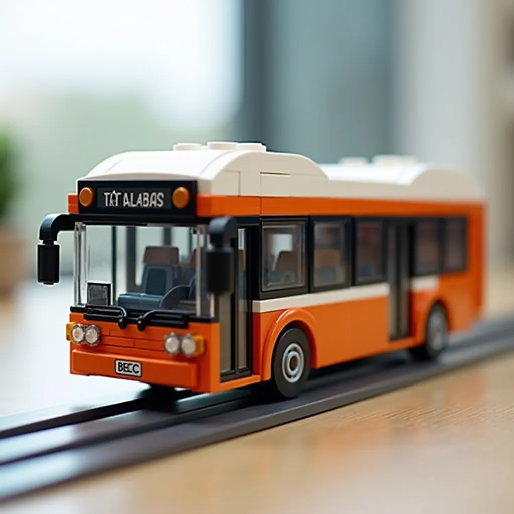 Brick Brick City Bus model: detailed DIY creation | BrickCenter