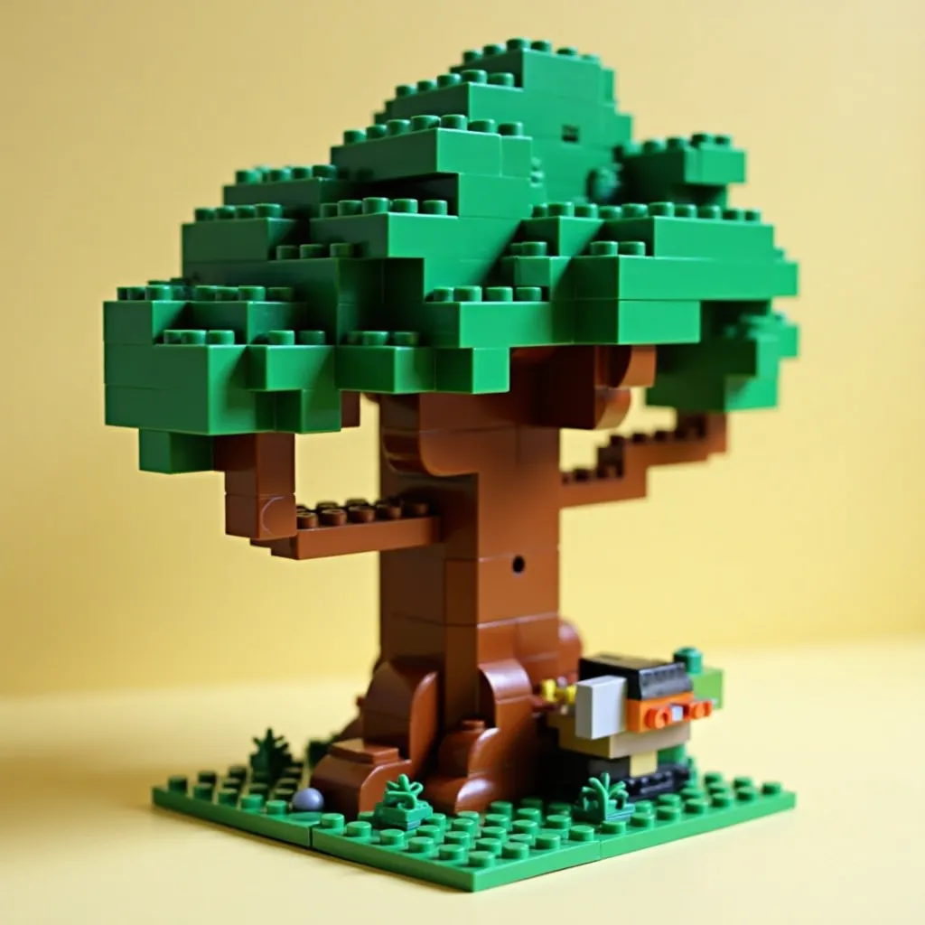 Brick Brick Tree model: detailed DIY creation | BrickCenter