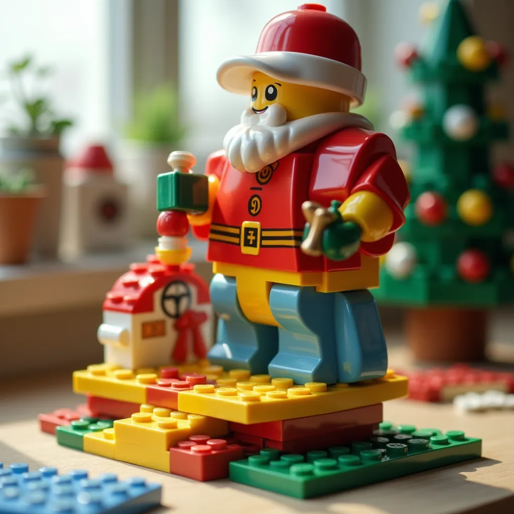 Brick Brick Santa Holiday Set model: detailed DIY creation | BrickCenter
