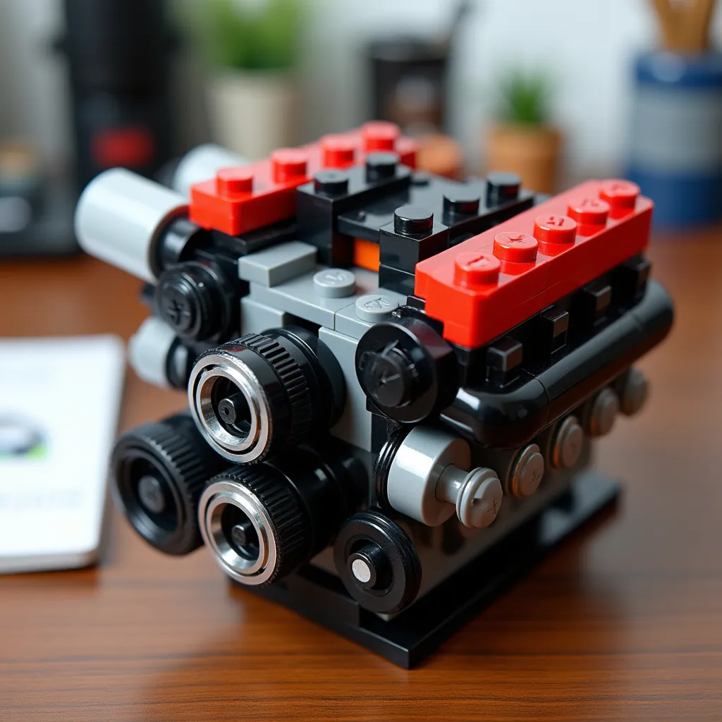 Brick Brick Engine Model model: detailed DIY creation | BrickCenter