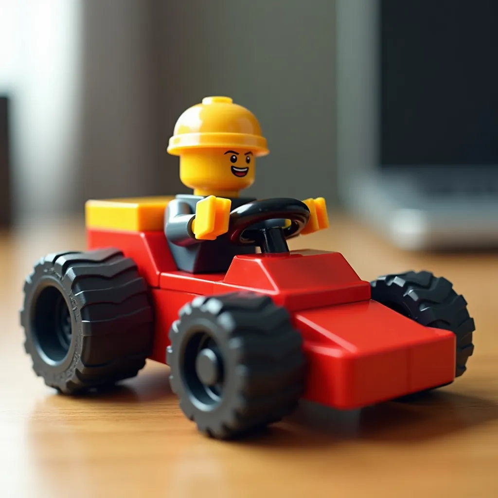 Brick Brick Go-Kart Set model: detailed DIY creation | BrickCenter