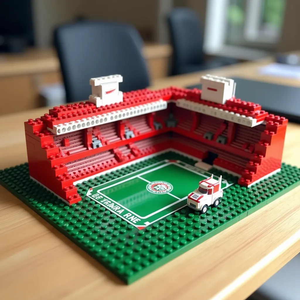 Brick Brick Soccer Stadium model: detailed DIY creation | BrickCenter