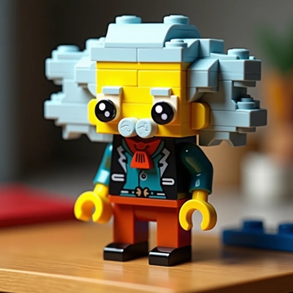 Brick Brick Einstein Figure model: detailed DIY creation | BrickCenter