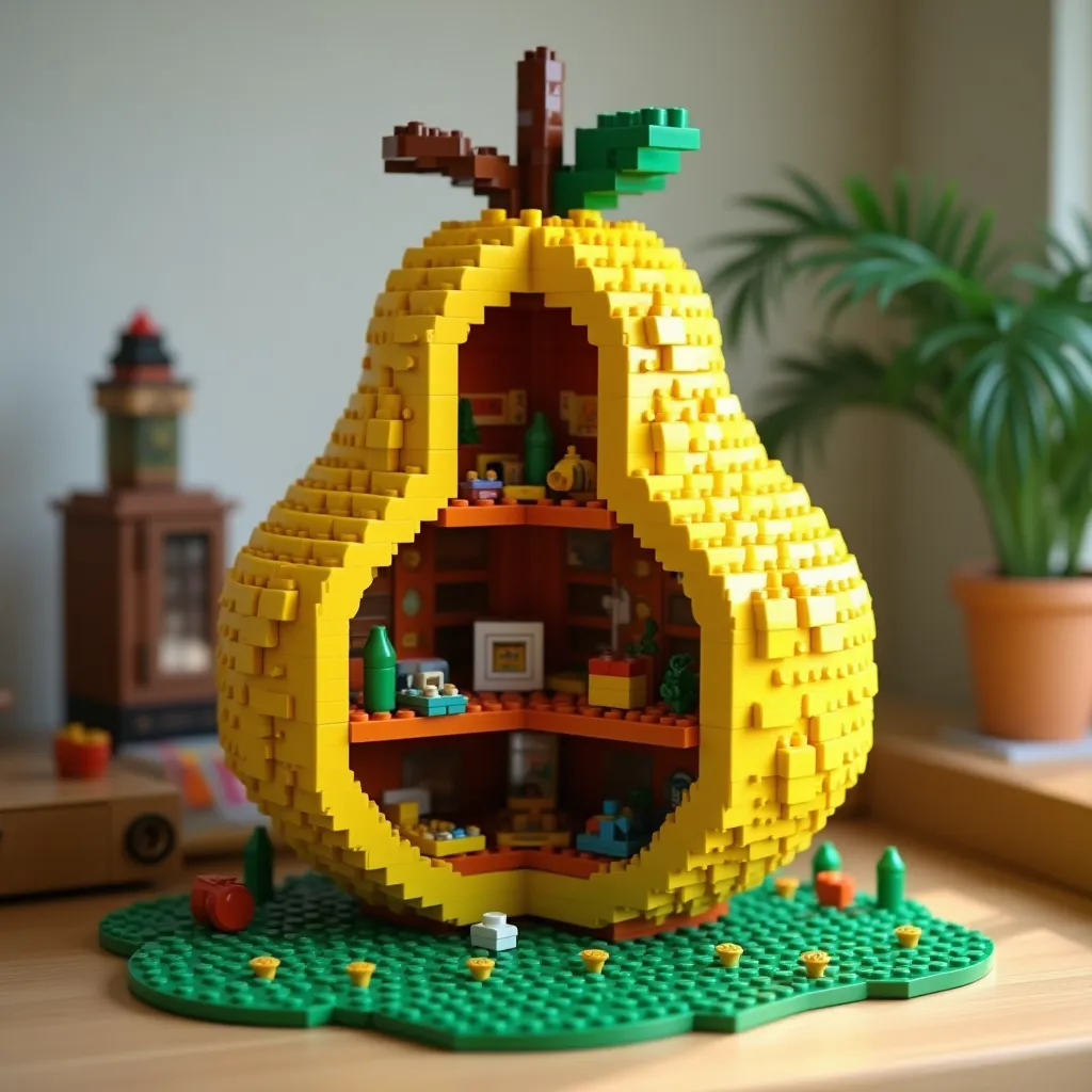 Brick Brick Pear House model: detailed DIY creation | BrickCenter