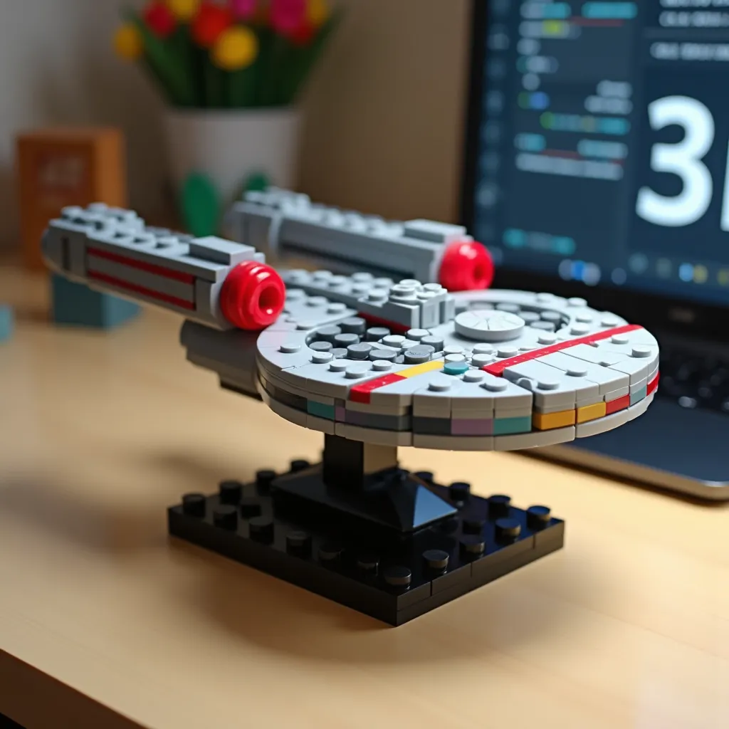 Brick Brick Starship Model model: detailed DIY creation | BrickCenter