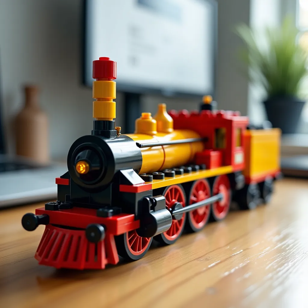 Brick Classic Brick Steam Engine model: detailed DIY creation | BrickCenter