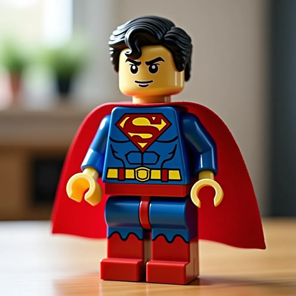 Brick Superman Brick Figure model: detailed DIY creation | BrickCenter
