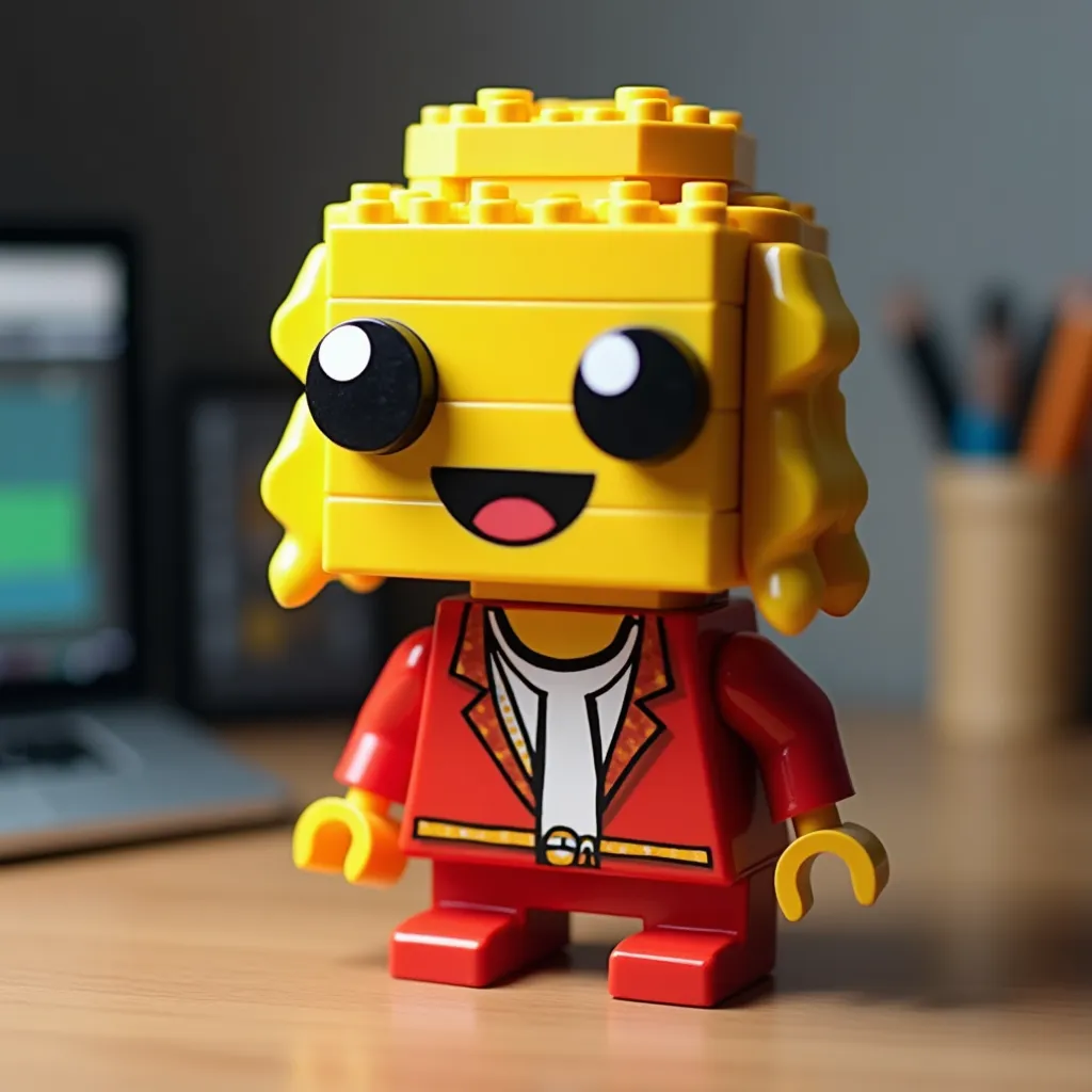 Brick Brick Happy Character model: detailed DIY creation | BrickCenter