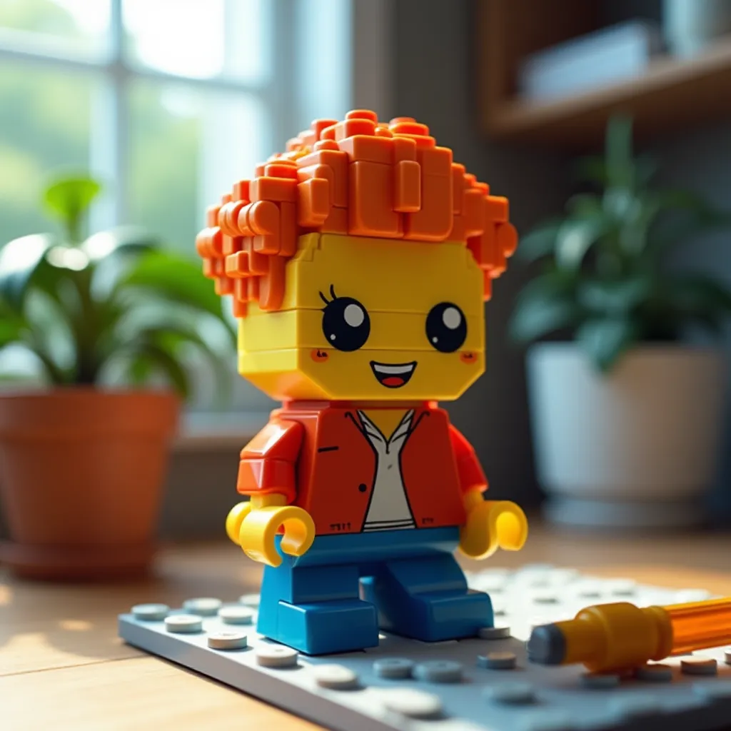 Brick Colorful Brick Figure model: detailed DIY creation | BrickCenter