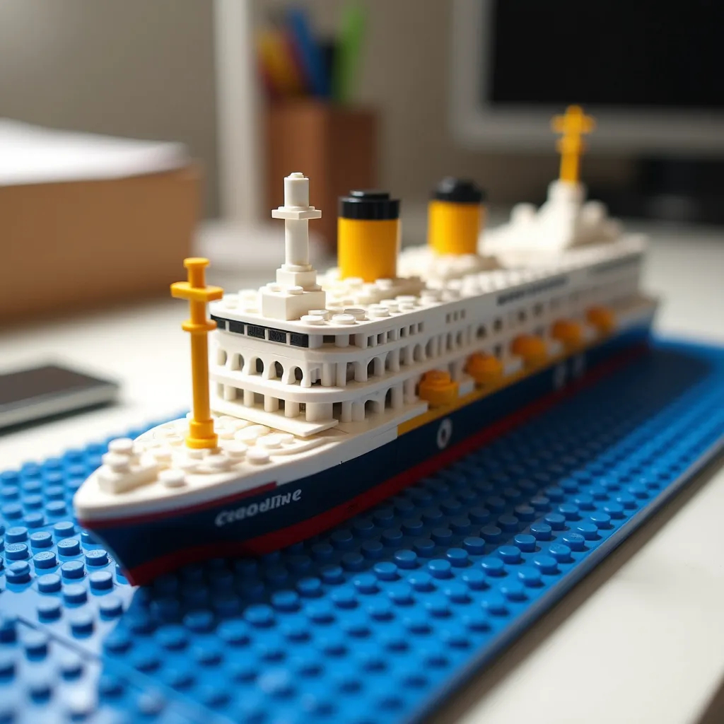 Brick Classic Brick Cruise Ship model: detailed DIY creation | BrickCenter