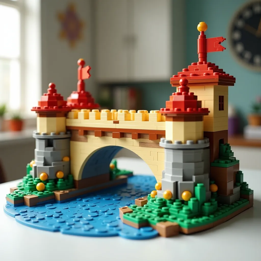 Brick Brick Fantasy Bridge Set model: detailed DIY creation | BrickCenter