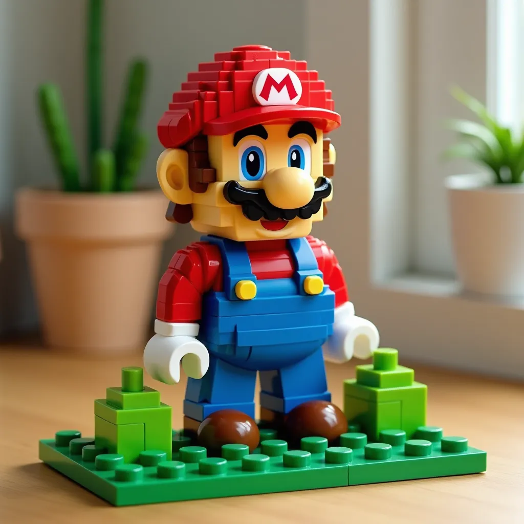 Brick Brick Super Mario Figure model: detailed DIY creation | BrickCenter