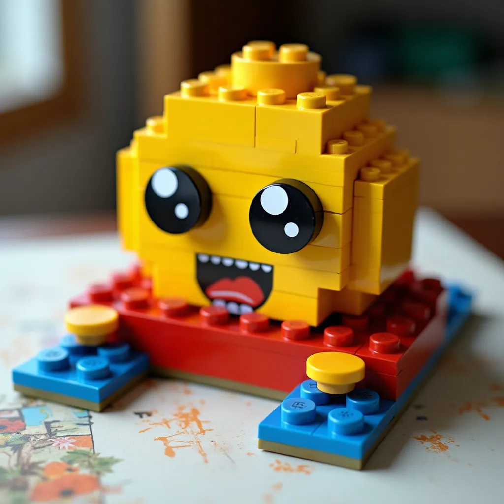 Brick Happy Brick Character model: detailed DIY creation | BrickCenter