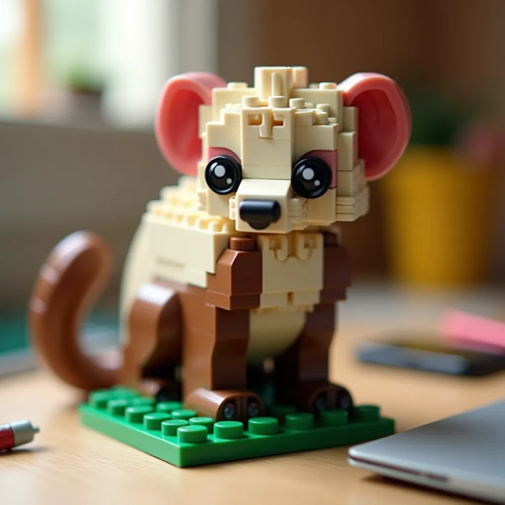 Brick Brick Meerkat model: detailed DIY creation | BrickCenter
