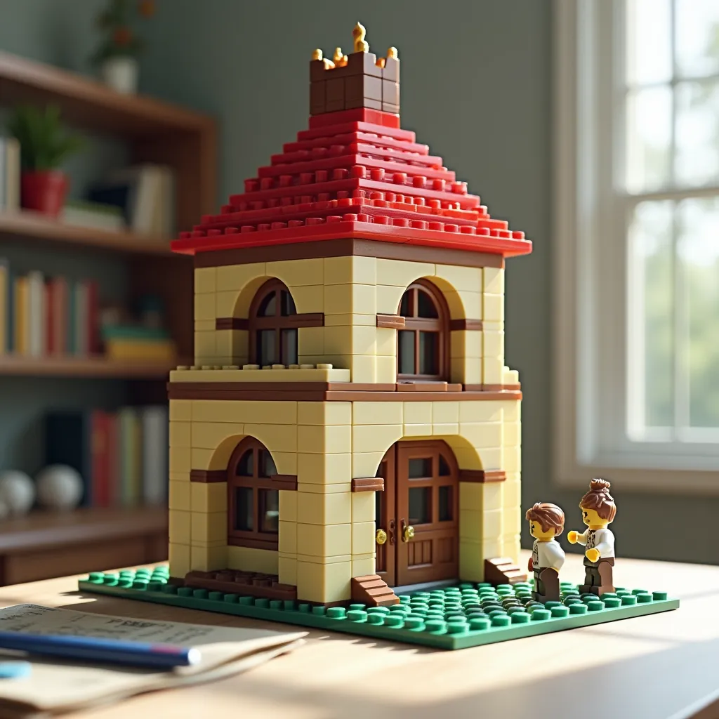 Brick Brick House Set model: detailed DIY creation | BrickCenter