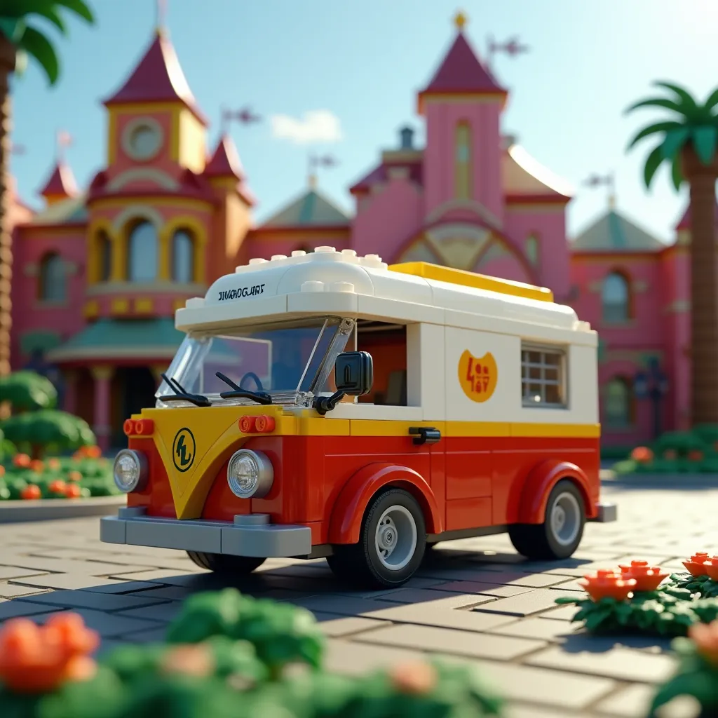 Brick Ice Cream Van model: detailed DIY creation | BrickCenter