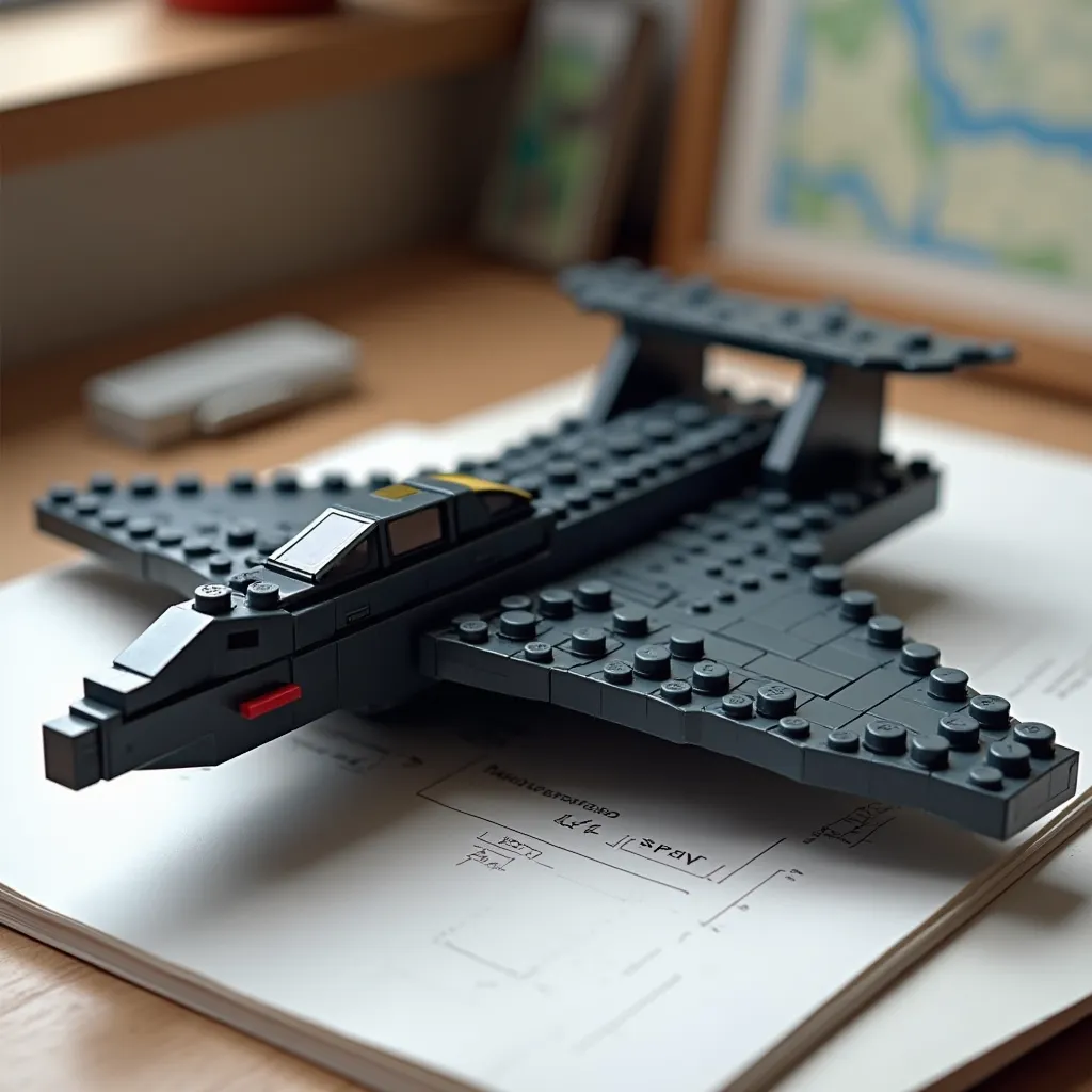 Brick Brick Fighter Jet model: detailed DIY creation | BrickCenter